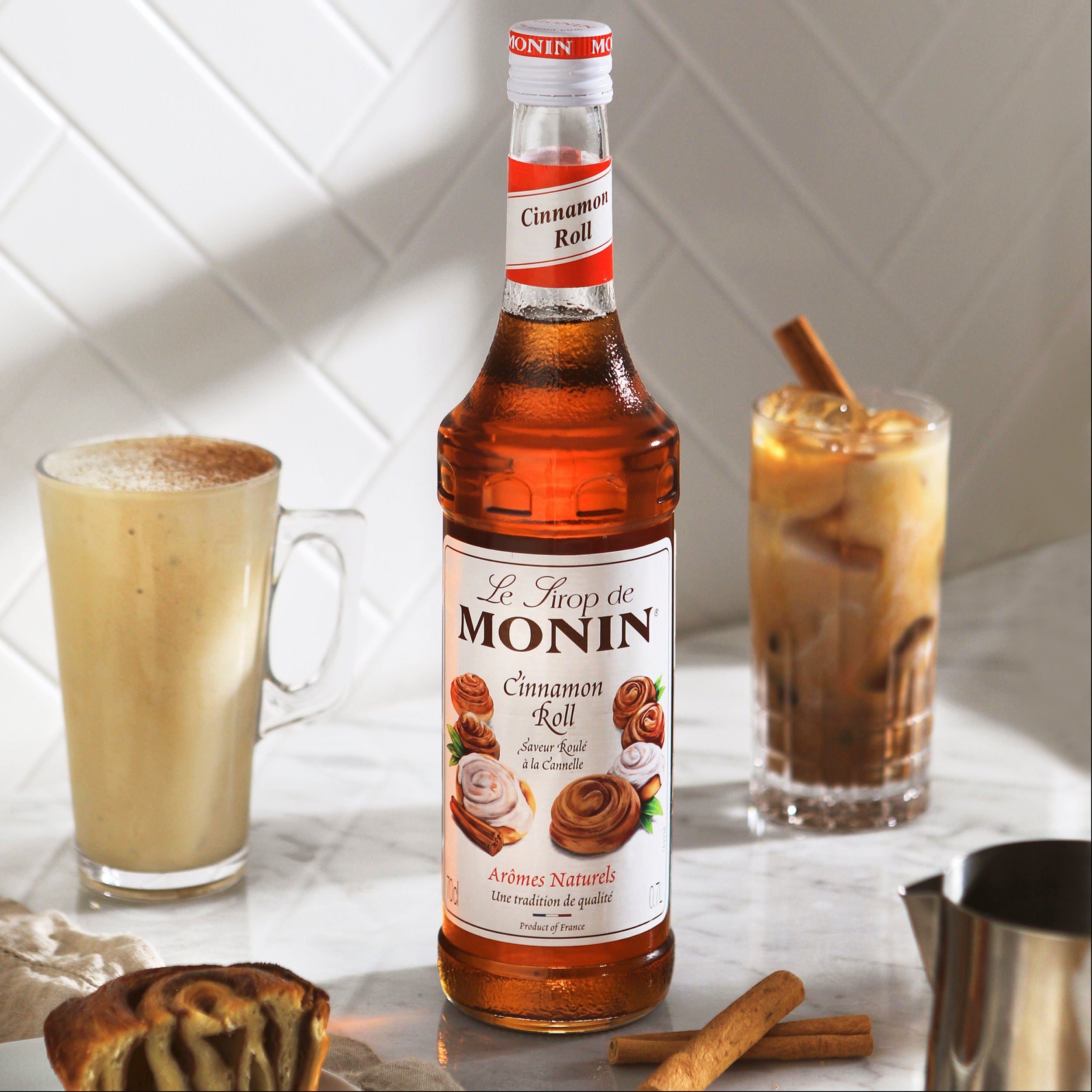 Monin’s new flavours: Cinnamon Roll syrup and Ginger concentrate